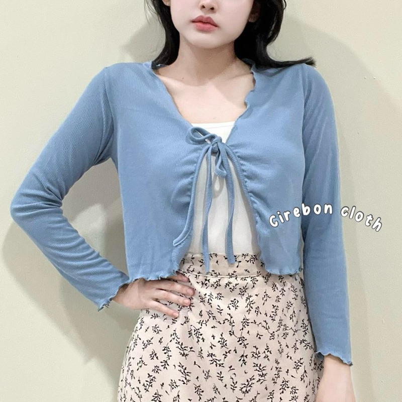 Jual Cirebon Cloth - Ceyoon Cardigan Crop | Cardigan Crop Wanita ...