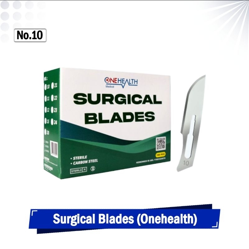 Jual Surgical Blades OneHealth No.10, 11,15 Mata Pisau Bedah Steril ...