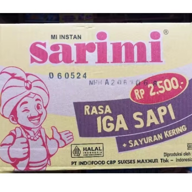 Jual Mie Sarimi Kuah Rasa Iga Sapi isi 1 Dus / 40 PCS | Shopee Indonesia
