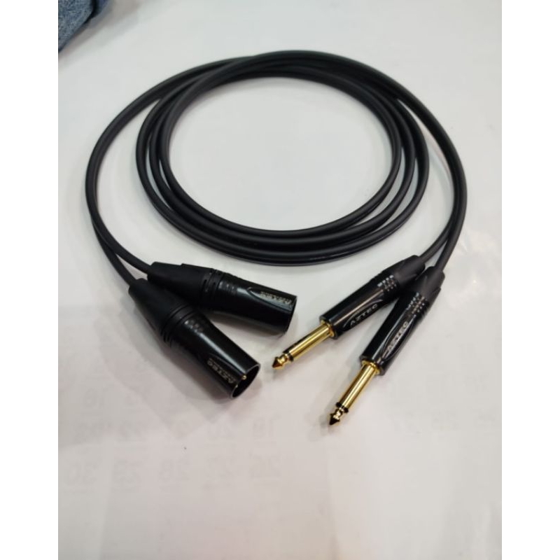 Jual kabel jack xlr male to ts 1 meter mogami 2965 original japan ...