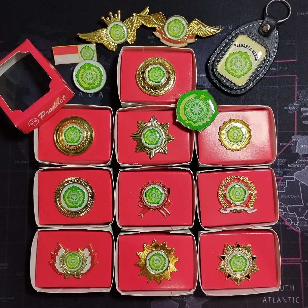Jual Pin PKK Hijau / Atribut PKK indonesia / hijau tosca standar ...