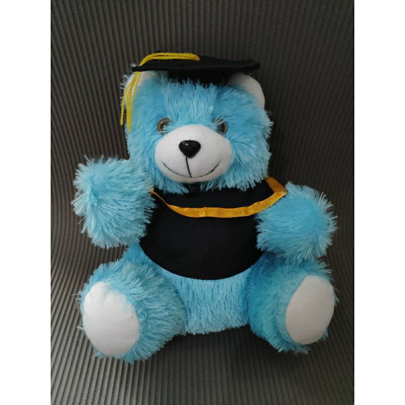 Jual BONEKA WISUDA BEAR BIRU | Shopee Indonesia