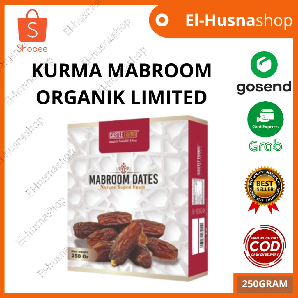 Jual Kurma Mabroom Madinah 250gr Korma Mabrum Organik Limited Castle ...