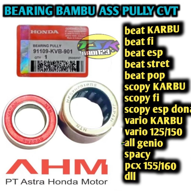 Jual BEARING PULLY HONDA BEAT LAHER BAMBU ORIGINALVARIO SCOPY GENIO ...