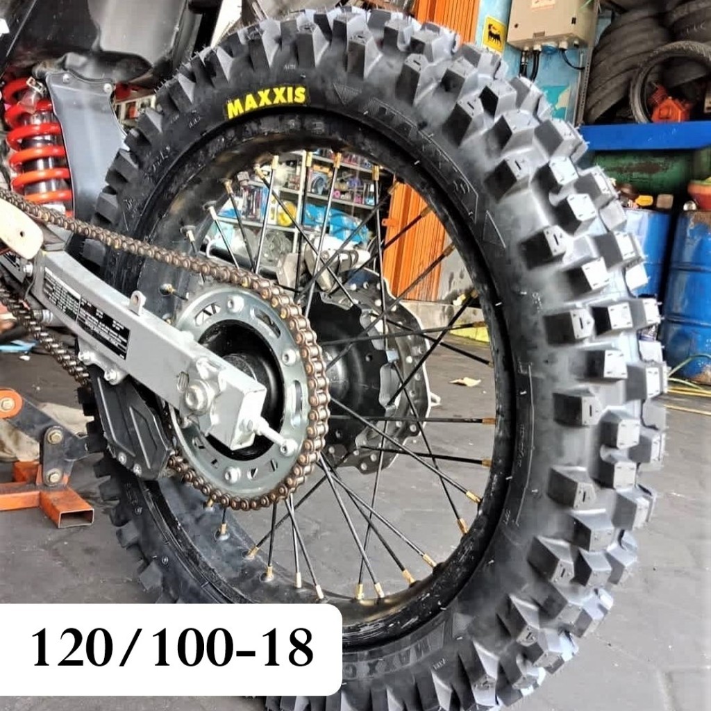 Jual BAN LUAR MAXXIS 120/100 18 BELAKANG CROSS MOTOCROSS KLX CRF WR KTM ...
