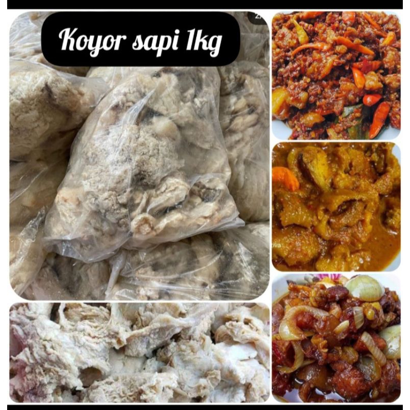 Jual koyor tetelan lemak sapi daging otot sapi berat 1 kg | Shopee ...