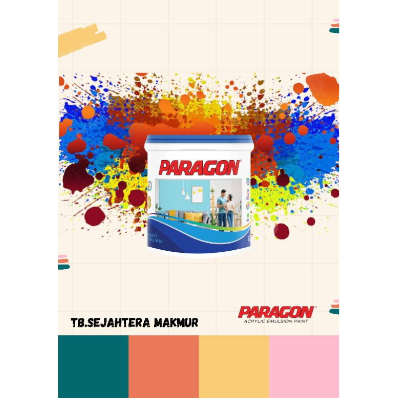 Jual Cat tembok Paragon Putih 20KG / 1 pail | Shopee Indonesia
