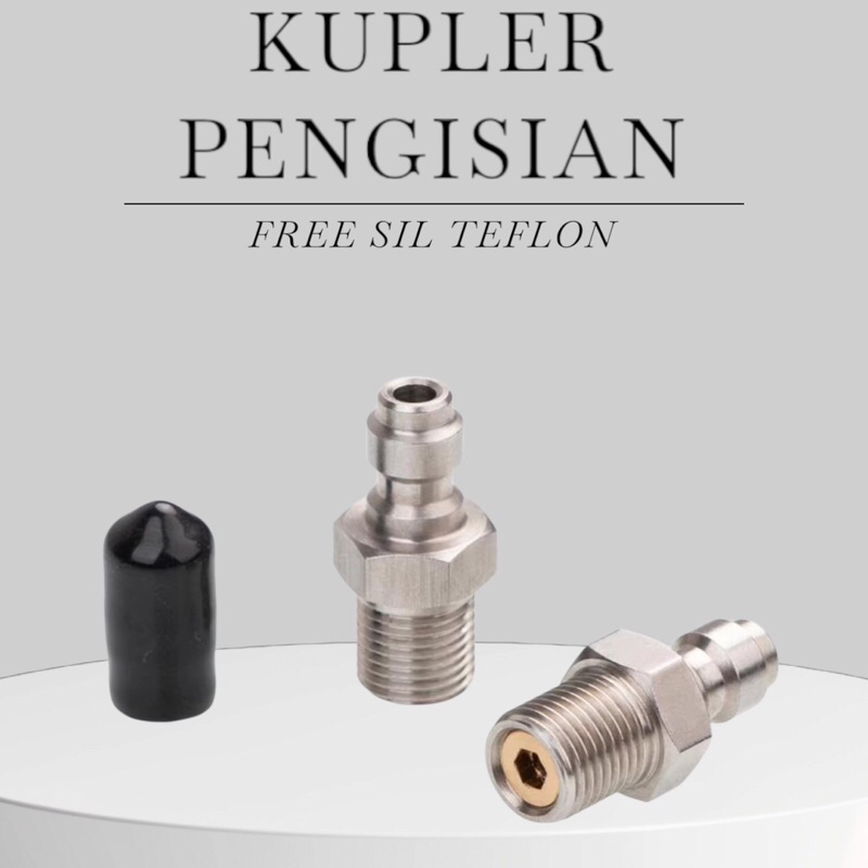 Jual Kupler Pengisian Pompa Pcp Kupler Jantan M10x1 Sparepart Pompa Pcp ...