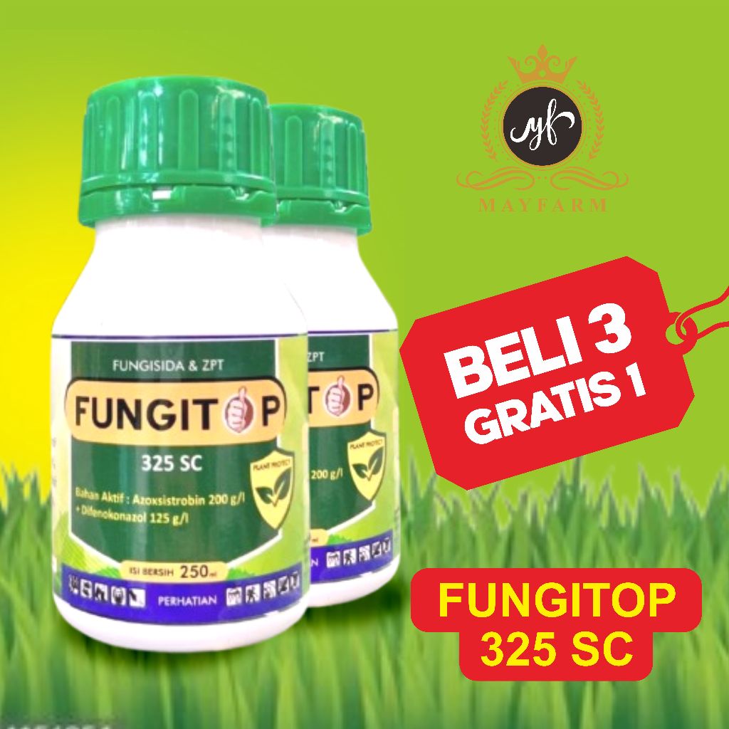 Jual FUNGITOP 325 SC 250ML - Fungisida dengan Azoksistrobin dan ...
