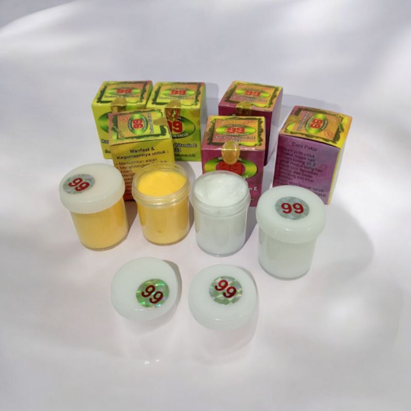Jual Cream Natural 99 Dus Siang Dan Malam Whitening Original | Shopee ...