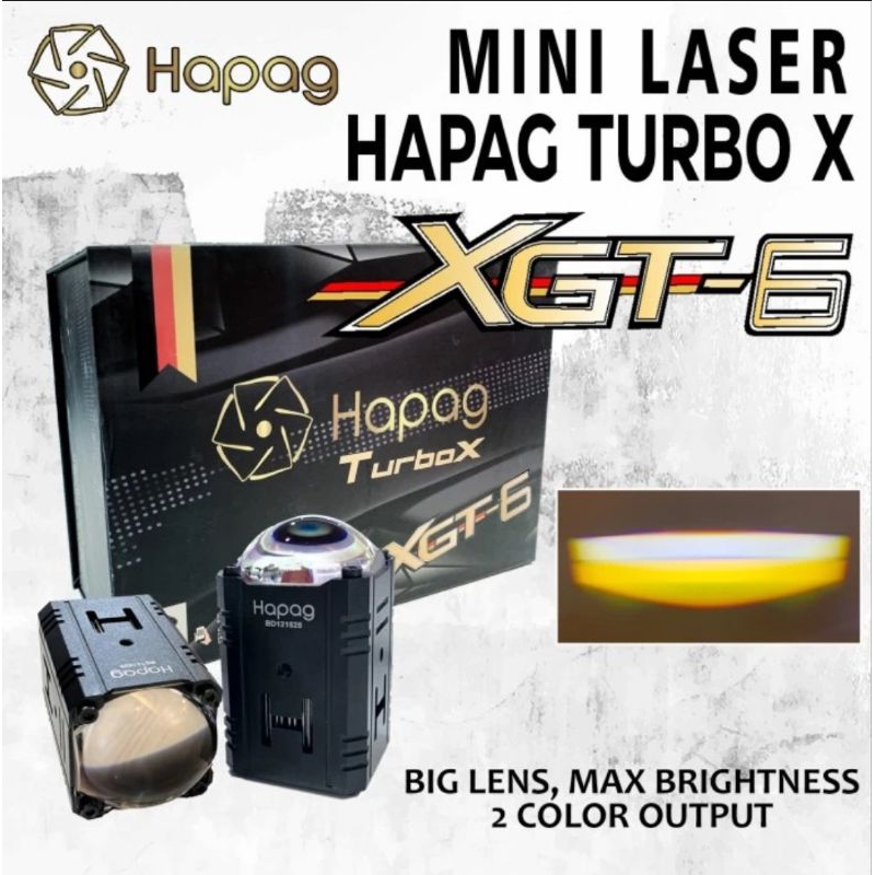 Jual Lampu Mini Laser Hapag XGT 6 90Watt Sepasang | Shopee Indonesia