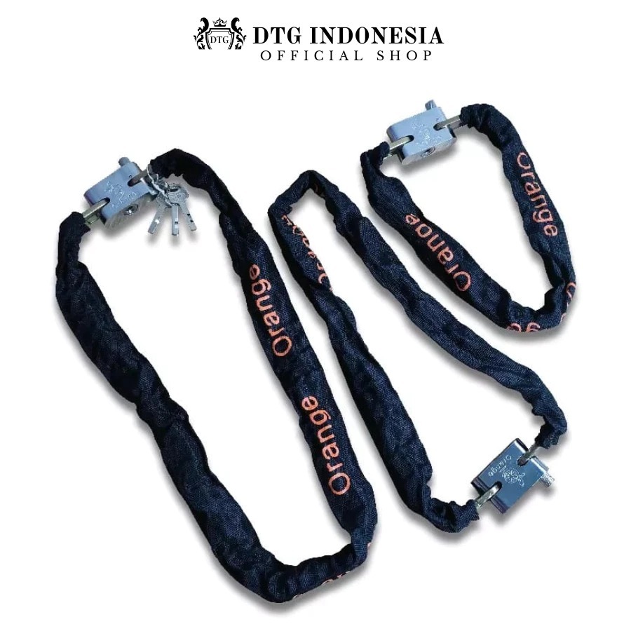 Jual DTG - Gembok Rantai 60cm 80cm 100cm Gembok Motor Sepeda Pagar ...