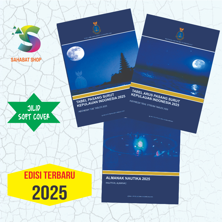 Jual Buku Tabel Arus Pasang Surut Kepulauan dan Nautika ( Pasut 2025 ...