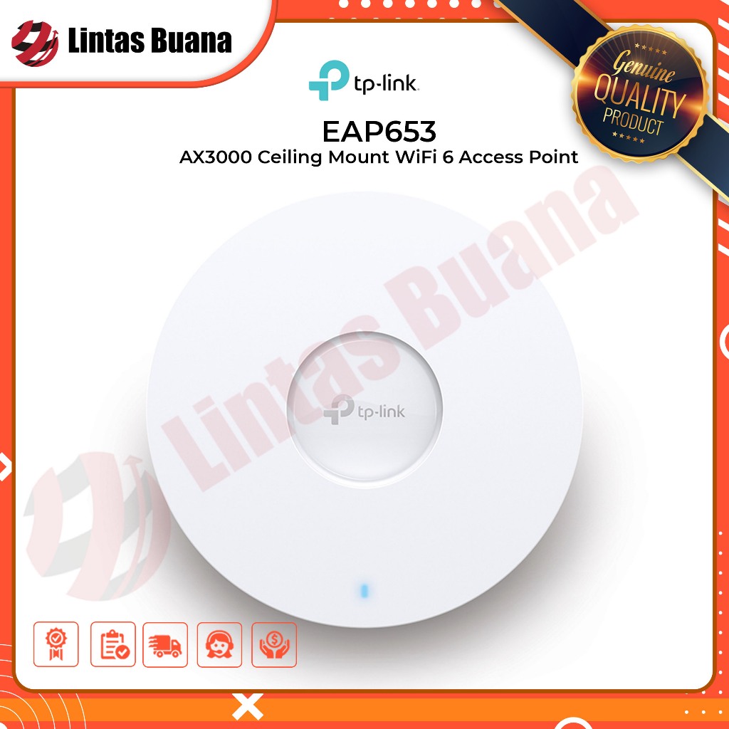 Jual TP-link EAP 653 AX3000 Ceiling Mount WiFi 6 Access Point | Shopee ...