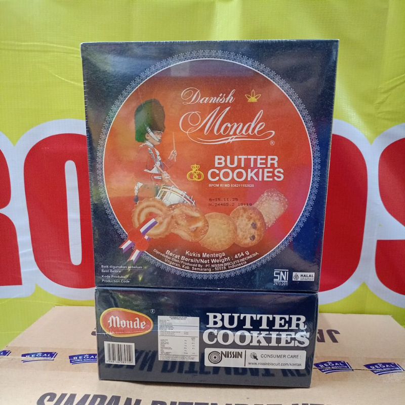 Jual Monde Butter Cookies 454gr | Shopee Indonesia