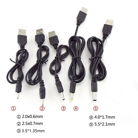 Jual Kabel USB To DC Jack 5.5 X 2.1mm Adapter 5V To 12V Step Up ...