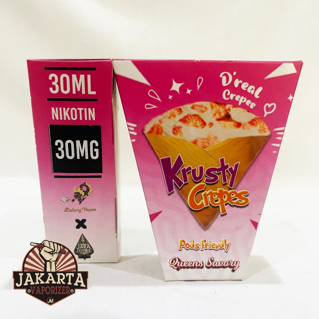 Jual [SALT] KRUSTY CREPES V5 QUEENS SAVORY SALTNIC 30ML 15MG 30MG BY ...