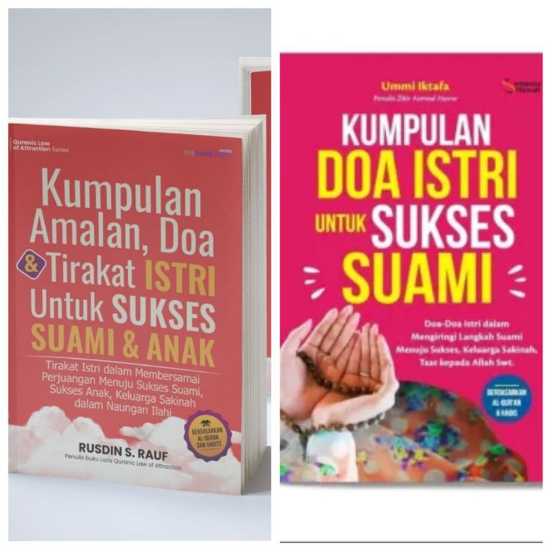Jual Sepaket 2 Buku Bestseller Kumpulan Amalan Doa Dan Tirakat Istri