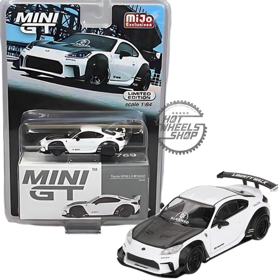 Jual MINI GT 769 BLISTER TOYOTA GR86 LB NATION WHITE | Shopee Indonesia