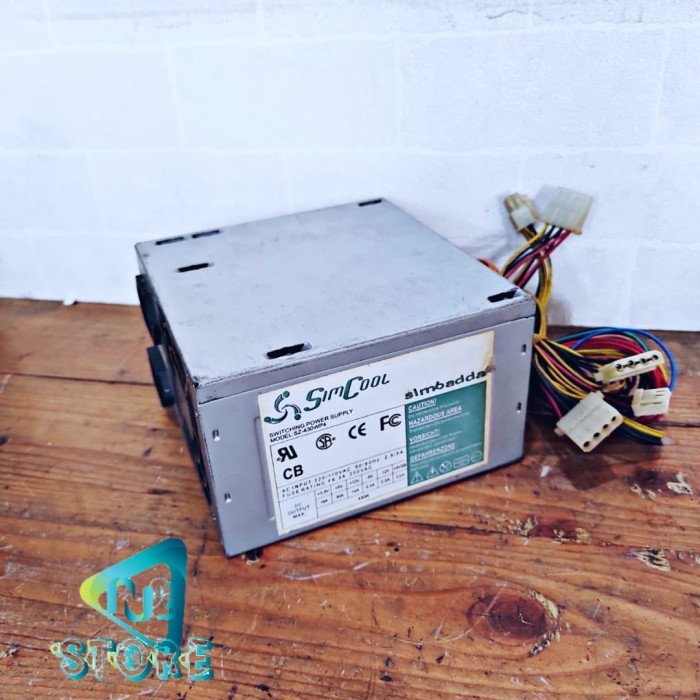 Jual Power Supply Komputer Simcool simbadda 430 Watt 24 Pin & 6 pin ...