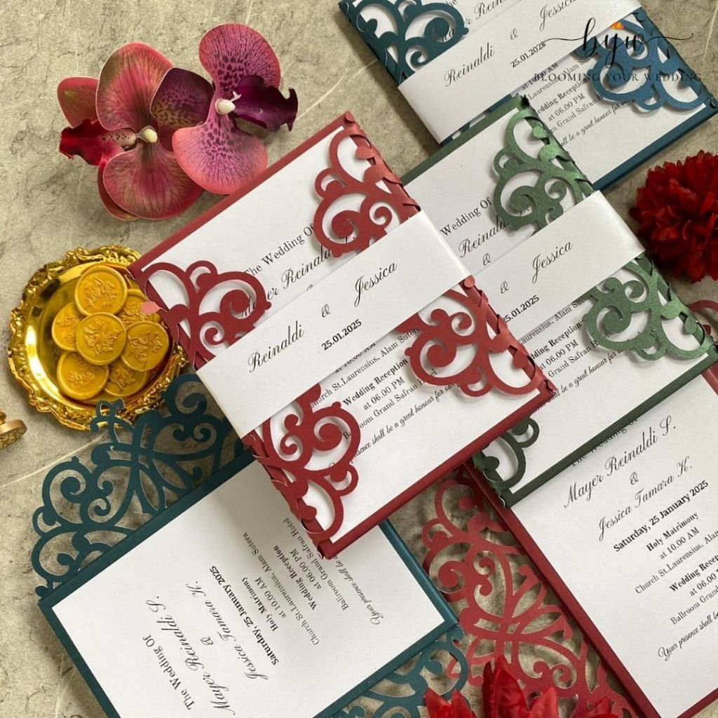 Jual undangan pernikahan aesthetic undangan ulangtahun wedding ...