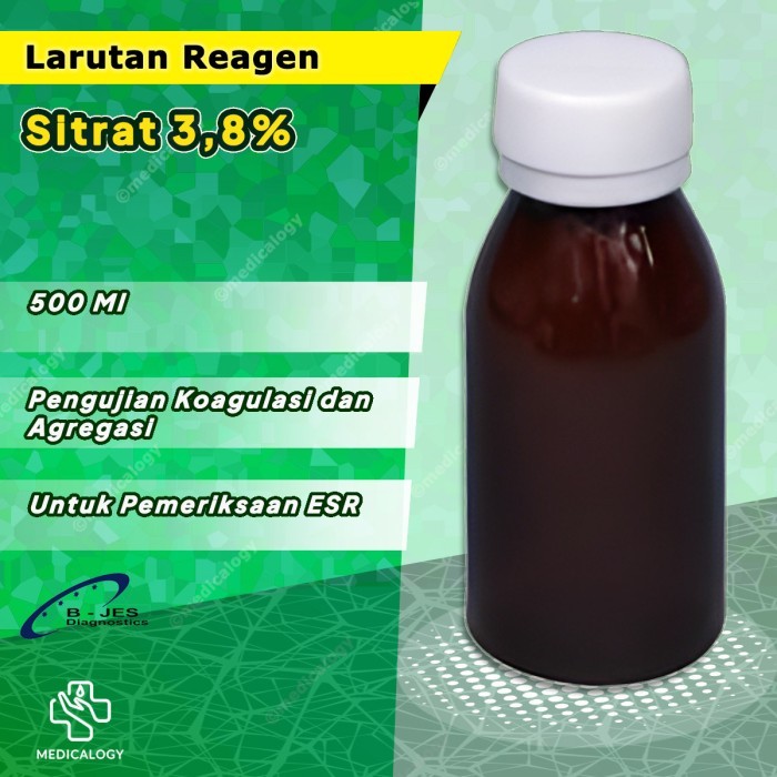 Jual Reagen Natrium Sitrat 3,8% 500 ml | Shopee Indonesia