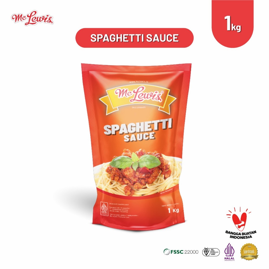Jual Mc Lewis Spaghetti Bolognese Sauce - 1Kg | Shopee Indonesia