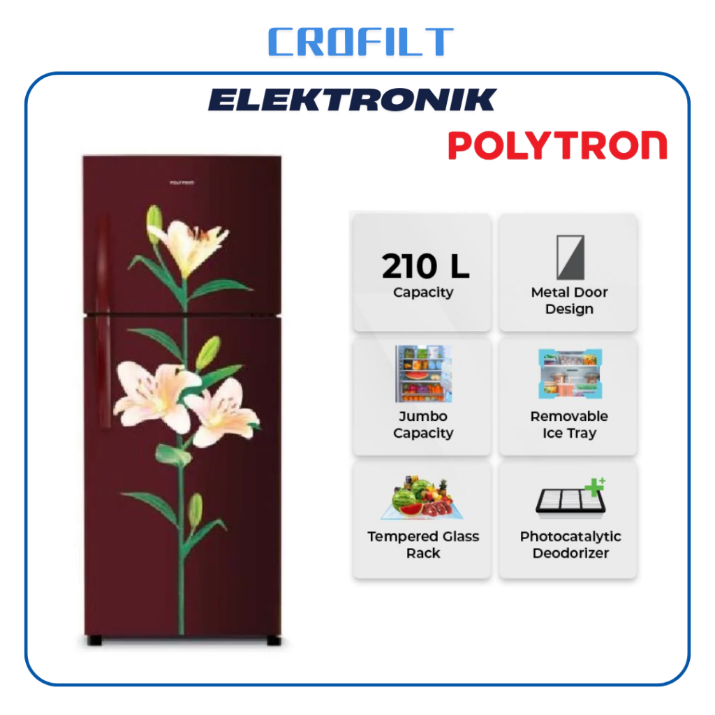 Jual Kulkas Polytron 1Pintu PRB 217PR/219B | Crofilt Elektronik ...