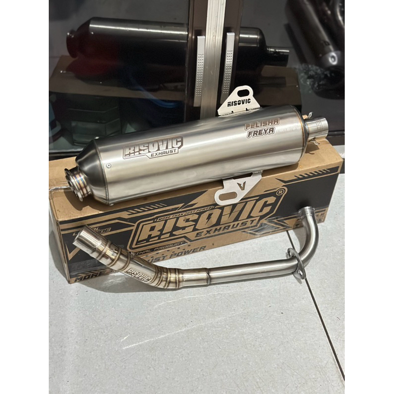 Jual KNALPOT STANDAR RACING RISOVIC VARIO AEROX NMAX STYLO FILANO XEON ...