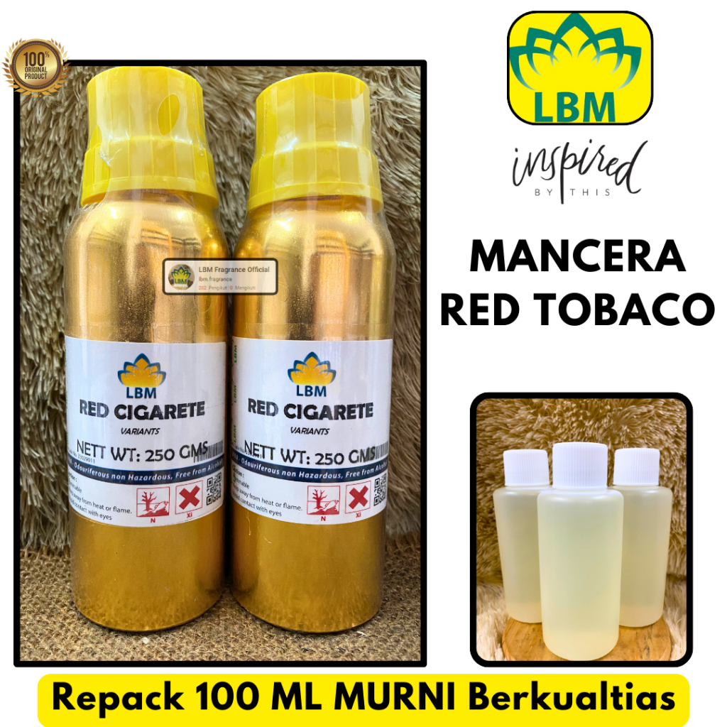 Jual Bibit Parfum Cwo Mancera Red Tobaco Repack 100 ML MURNI LBM Fragrance | Shopee Indonesia