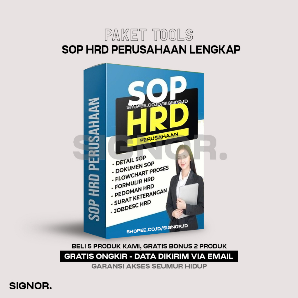 Jual [Q8095] SOP HRD Perusahaan Lengkap Dokumen Sop Detail + Flowchart ...