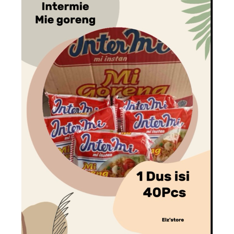 Jual [ 1 Dus isi 40 Pcs ] Intermie goreng 60 Gram | Shopee Indonesia