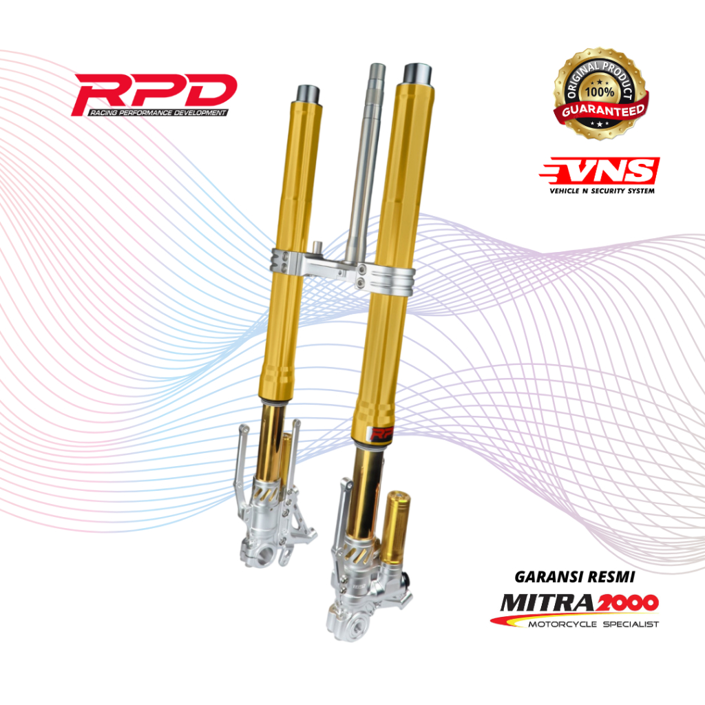Jual RPD Upside Down Double Disc Pitch 100 For X-Max | Shopee Indonesia