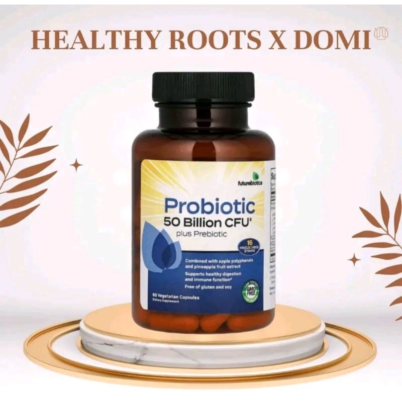 Jual probiotik prebiotik 50 bilion futurebiotic_suplemen kesehatan usus ...