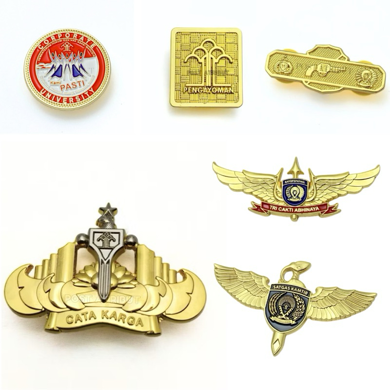 Jual 100% LUXURY Brevet CATAKARGA / Brevet PENGAYOMAN/ Brevet ...