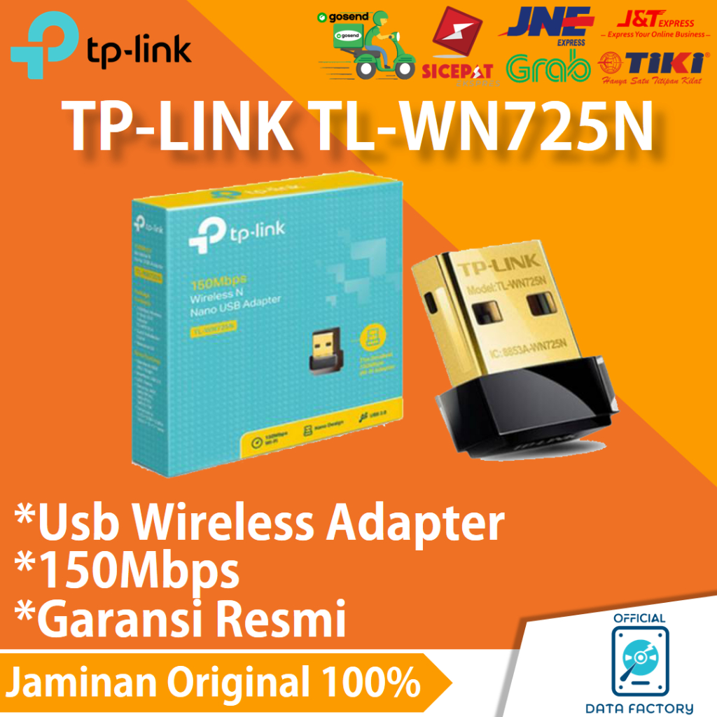 Jual TP LINK TL WN 725N USB DONGLE WIRELESS ADAPTER WIFI 150Mbps TP ...