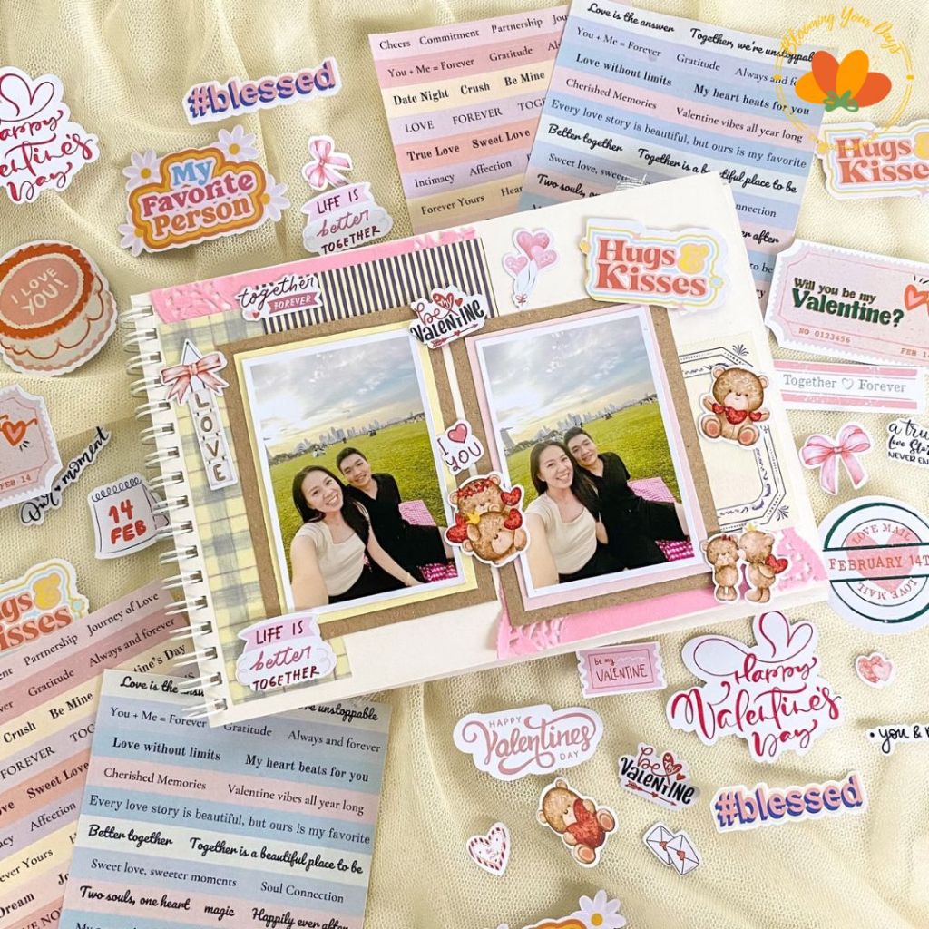 Jual scrapbook album valentine kado scrapbook anniversary album foto ...