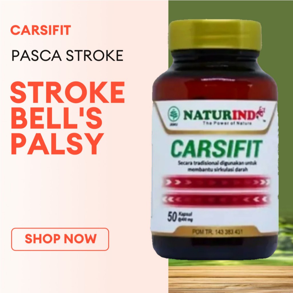Jual Obat Stroke Struk Carsifit Naturindo Original 50 Kapsul | Shopee ...