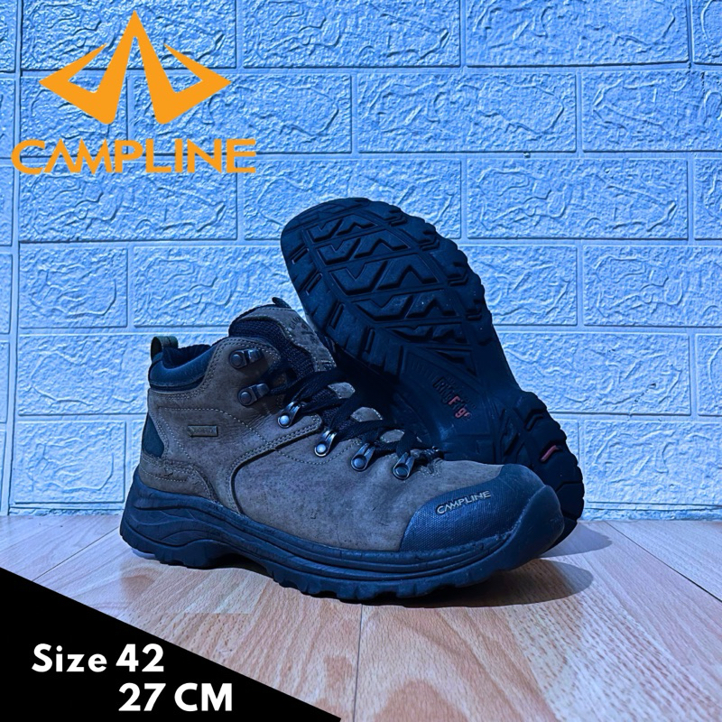 Jual SEPATU HIKING CAMPLINE GTX LEATHER | Shopee Indonesia