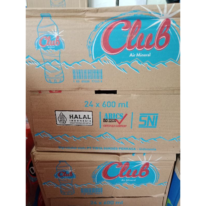 Jual Promo Air Mineral Club botol 600 ml | Shopee Indonesia