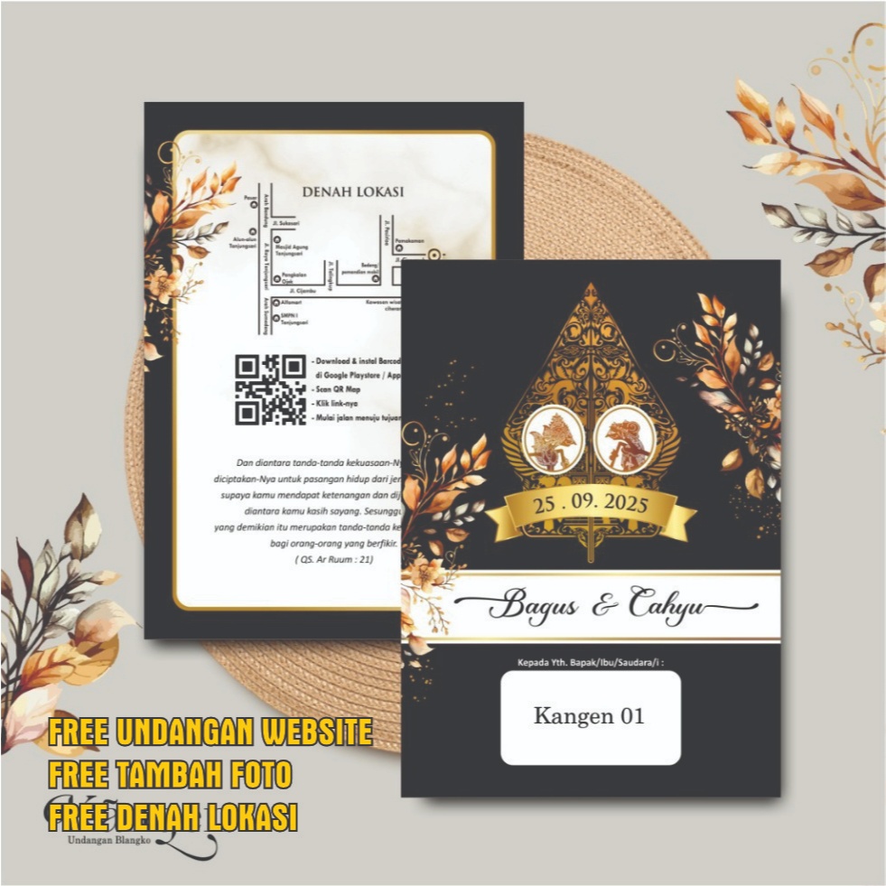 Jual Cetak Undangan pernikahan murah cetak kartu undangan nikah kartu ...