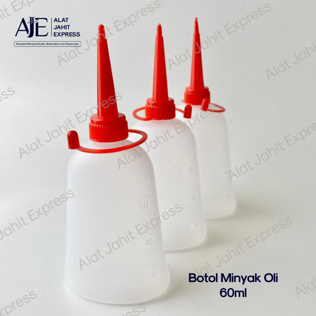 Jual Botol Minyak Oli 60 ml Minyak Pelumas Botol Oli Mesin Jahit ...