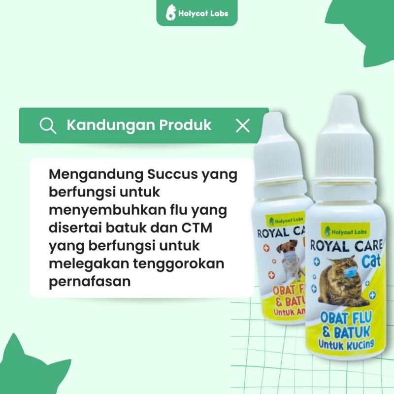 Jual Obat Kucing Flu Pilek Batuk Royal Care 10ML RTPekanbaru | Shopee ...