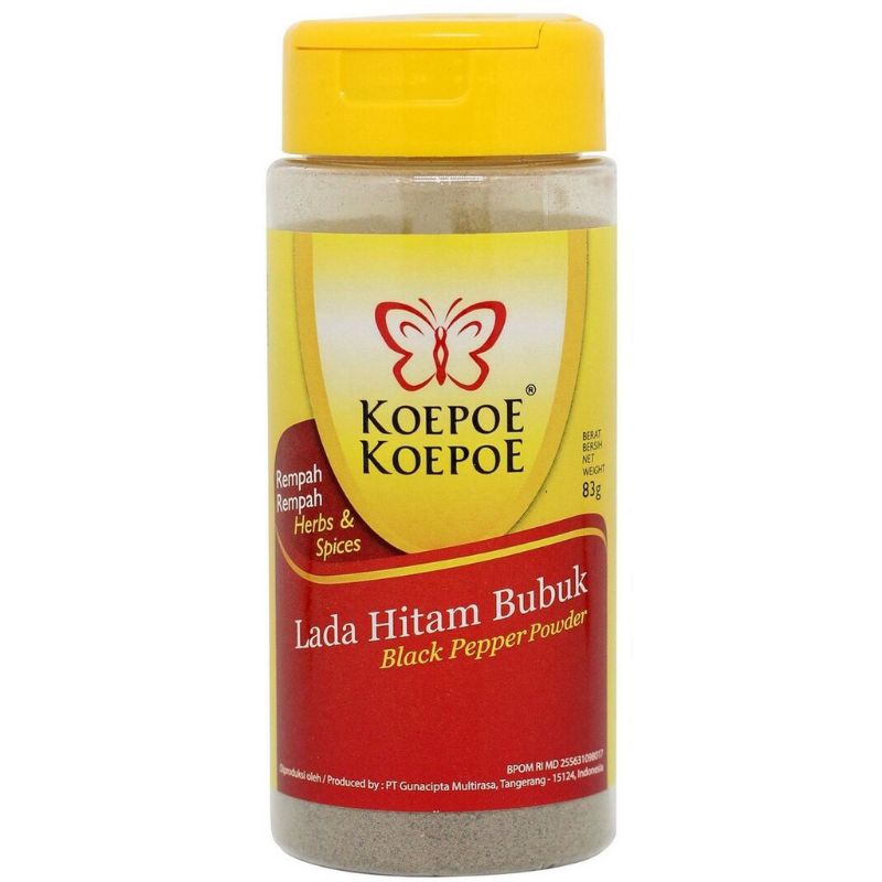 Jual Koepoe Lada Hitam Bubuk 85 gram | Shopee Indonesia