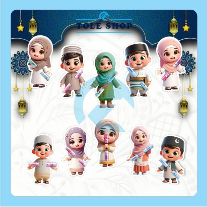 Jual Paket Hemat 100 pcs Amplop idul fitri/Angpao gemoy model peluk ...