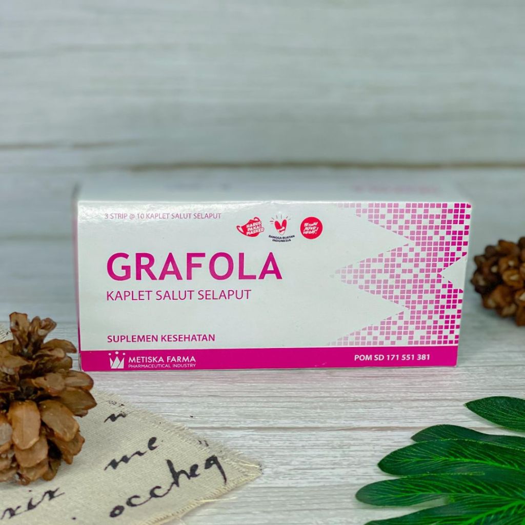Jual Grafola Ibu Hamil 1 Setrip Isi 10 Tablet , Suplemen Kesehatan ...