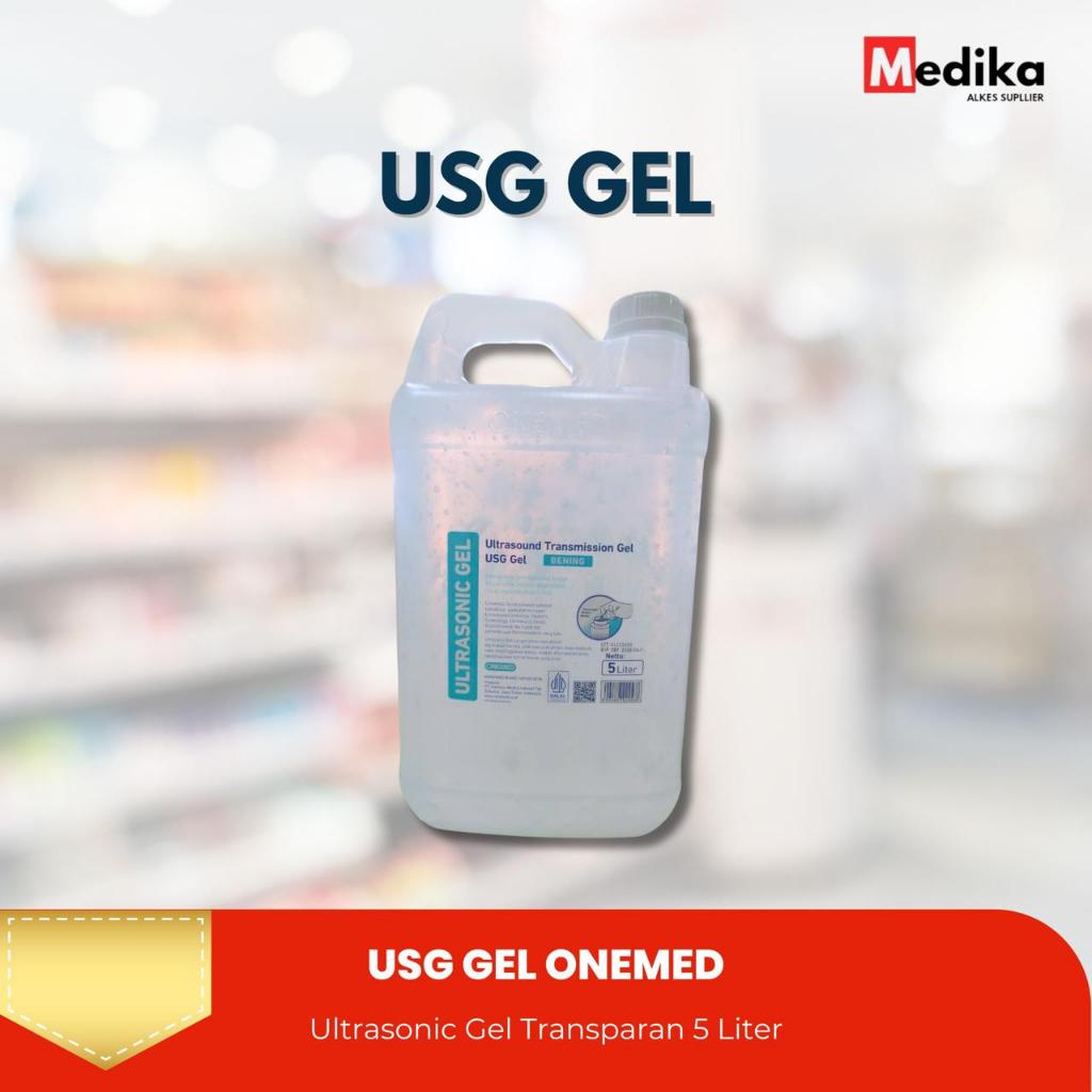 Jual MEDIKA | ONEMED - Ultrasonic Gel USG Gel OneMed 5 Liter Transparant | USG Gel 5 Liter ...