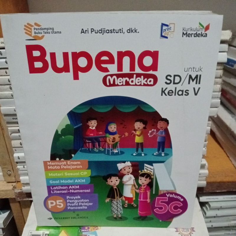 Jual BUKU PAKET BUPENA VOLUME 5C UNTUK SD/MI KELAS V, 5 KURIKULUM MERDEKA | Shopee Indonesia