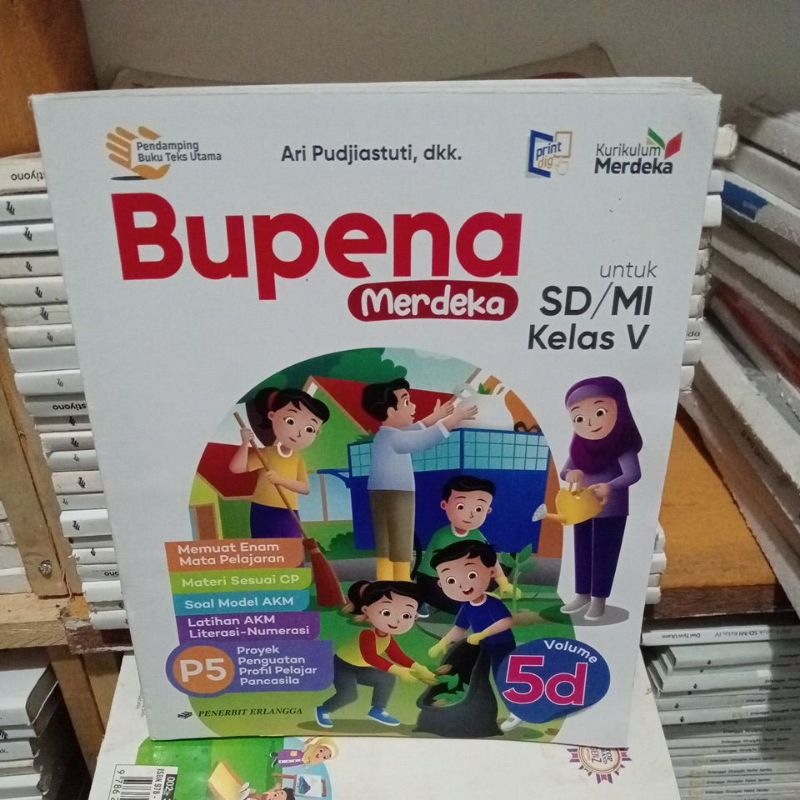 Jual BUKU PAKET BUPENA MERDEKA VOLUME 5D UNTUK SD/MI KELAS V, 5 ...