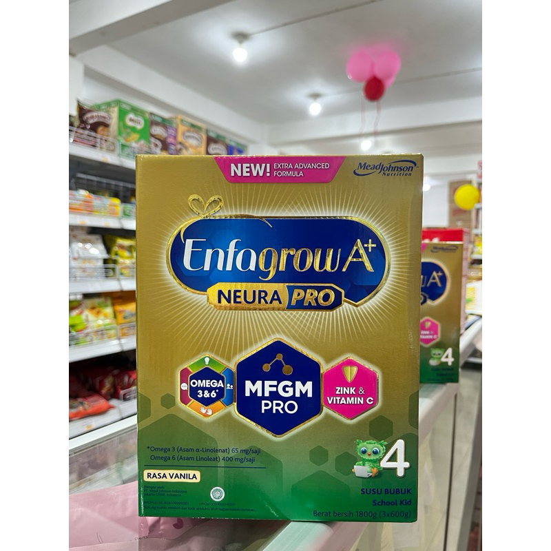 Jual Enfagrow A+ MFGM Pro 4 Vanila 1.800gr EXP 2026 | Shopee Indonesia
